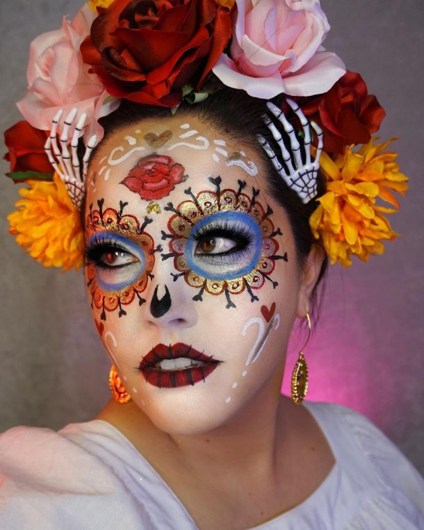 25 Deathly Stunning Day Of The Dead Makeup Ideas