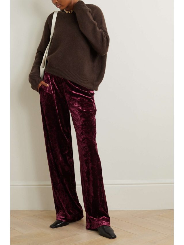 10 Outfits To Wear With Velvet Pants For Extra Smooth Looks | Chic ...