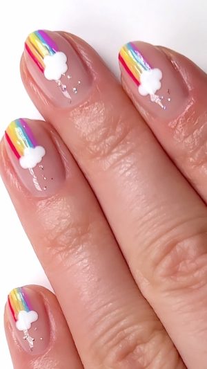 25 Creative Rainbow Nail Designs To Brighten Up Your Day