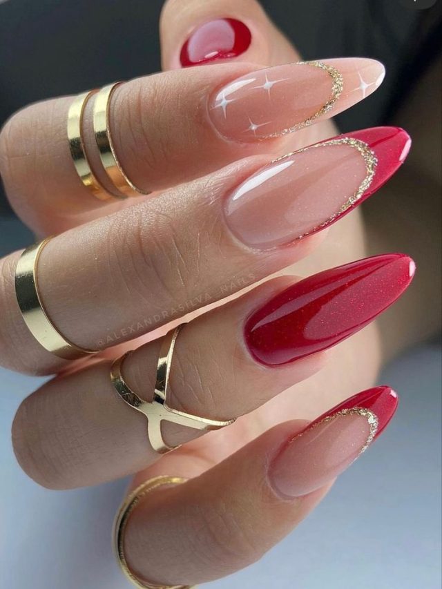 25 Glamorous Red Nails For Sophisticated Fingertips