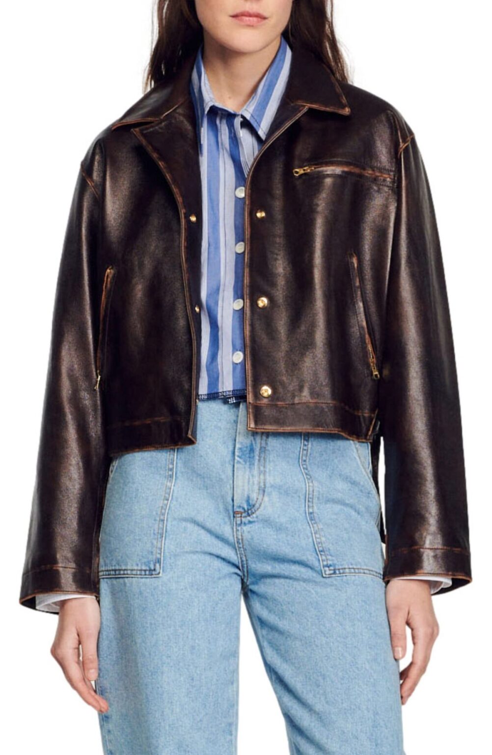 8 Ways To Style A Leather Jacket This Fall